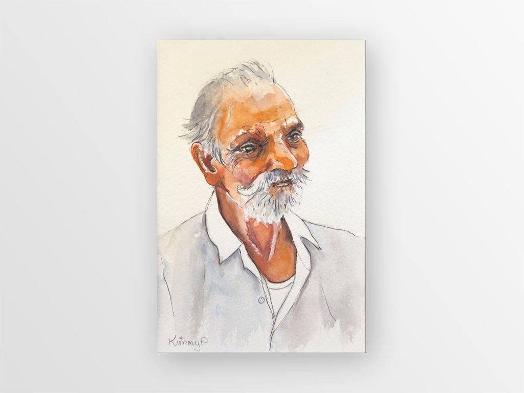Old Man (9”x7”) - Kimmy Priggen